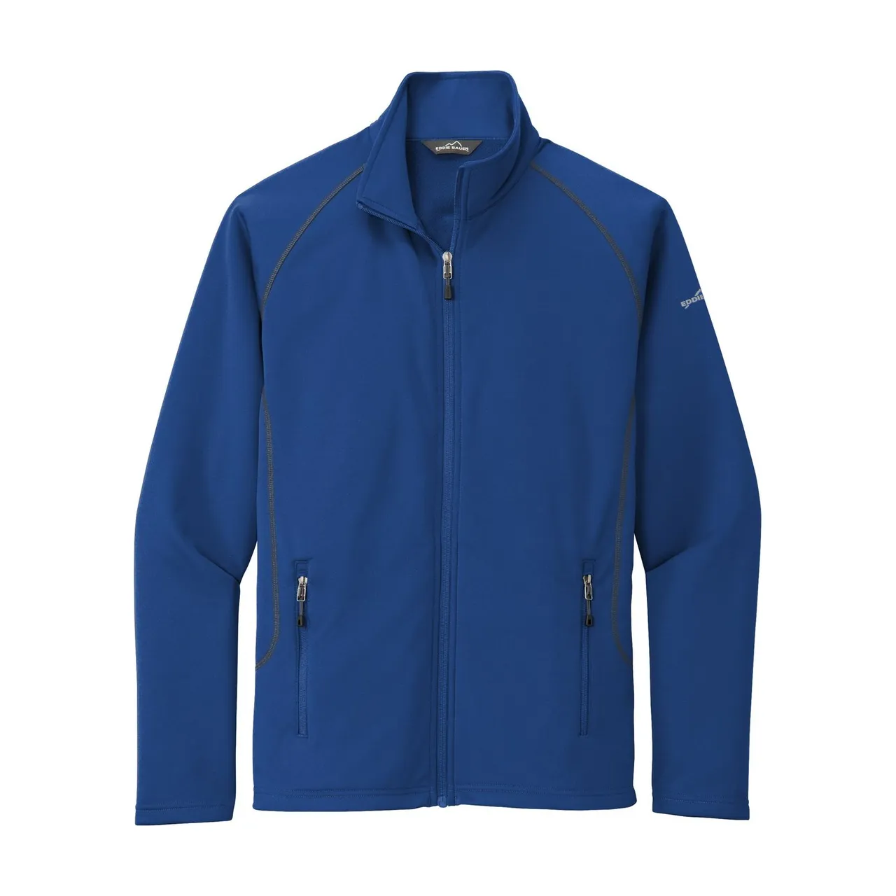 Eddie Bauer Cobalt Blue Smooth Fleece Full-Zip | SwagHQ